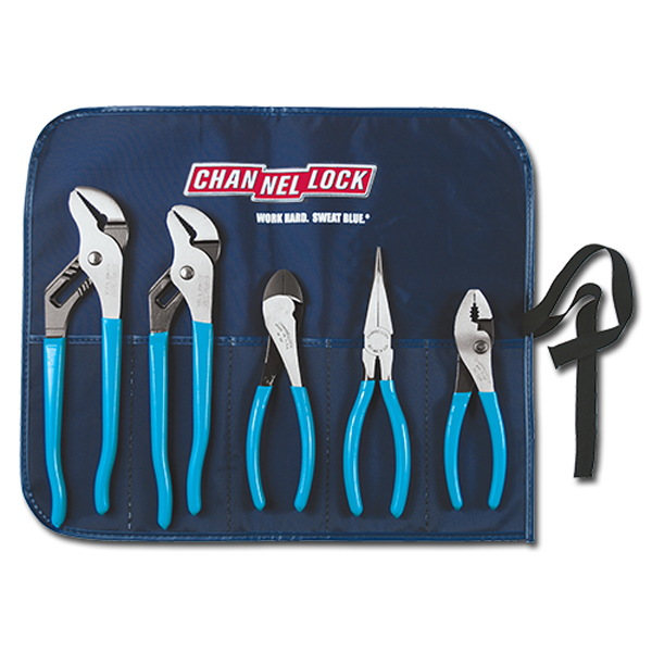 Tool Roll-3 5pc Professional Pliers Set with Tool Roll - Channellock
